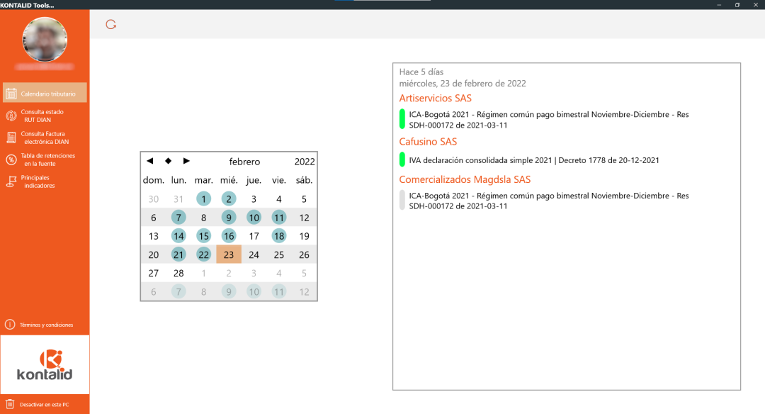 KONTALID Tools para PC » Kontalid
